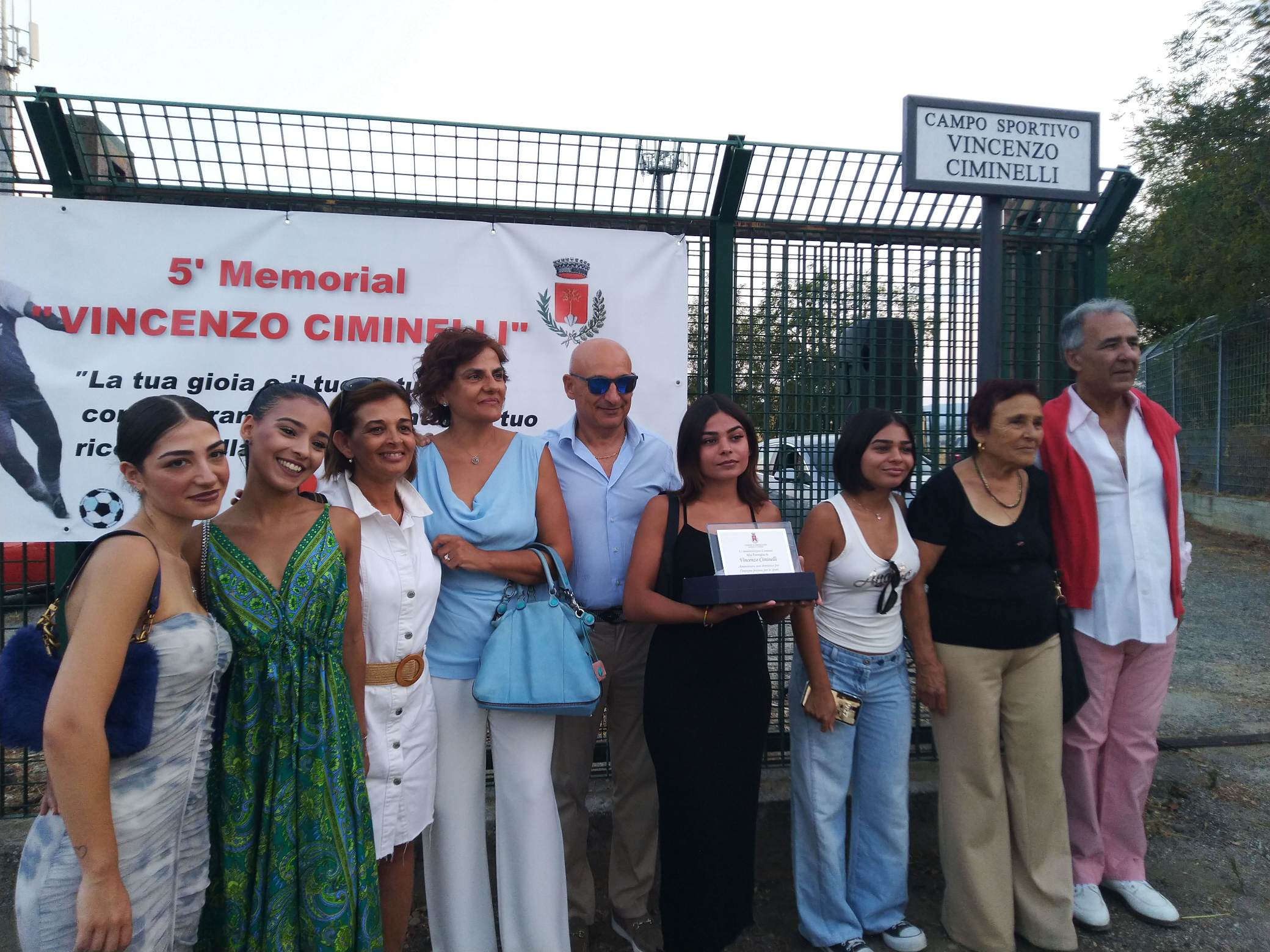 Amendolara. Campo sportivo intitolato a Vincenzo Ciminelli - Paese24.it